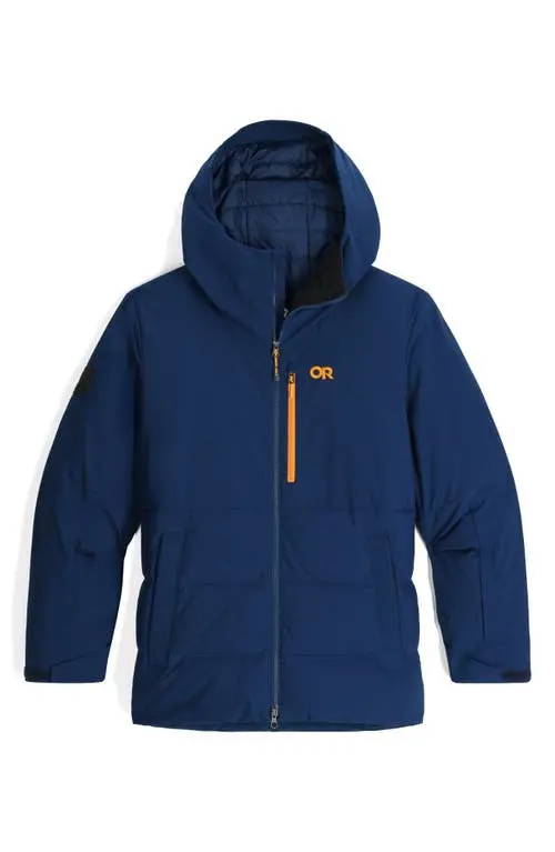 OUTDOOR RESEARCH Snowcrew 700 Fill Power Down Hooded Jacket - Cenote