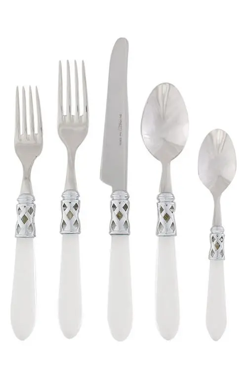 VIETRI Aladdin Brilliant 5-piece Place Setting - Clear