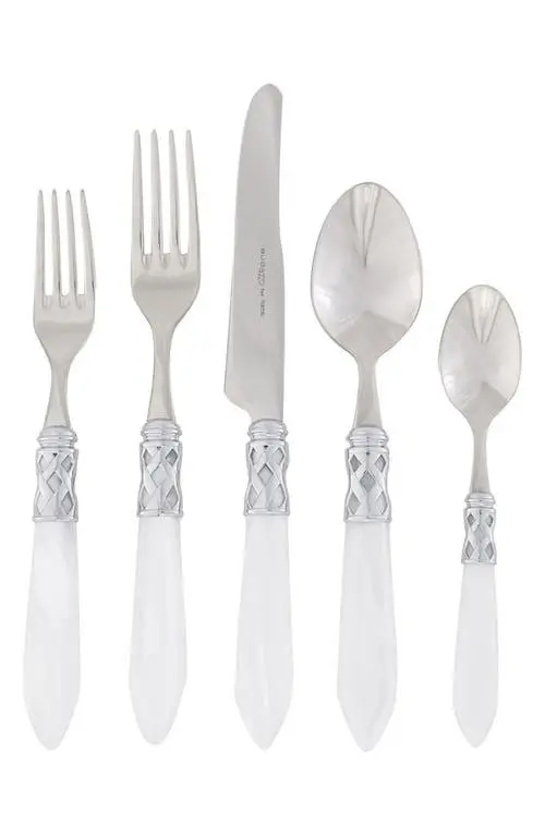 VIETRI Aladdin Brilliant 5-piece Place Setting - White