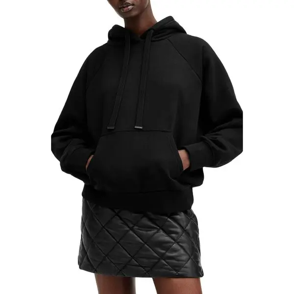 ALLSAINTS Talon Underground Sequin Logo Hoodie