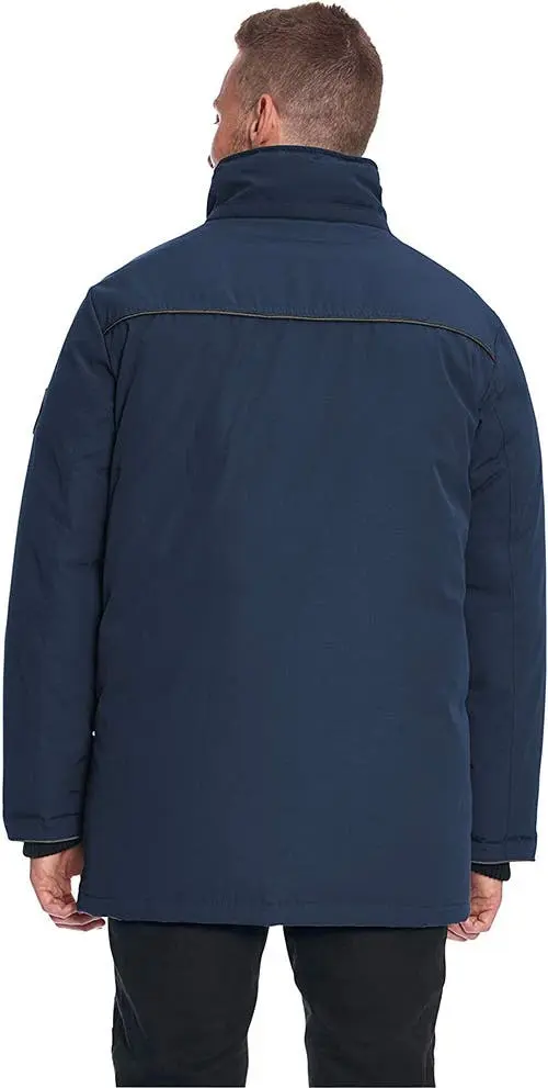 ALPINE NORTH Vegan Down Winter Parka With Removable Faux Fur - Navy