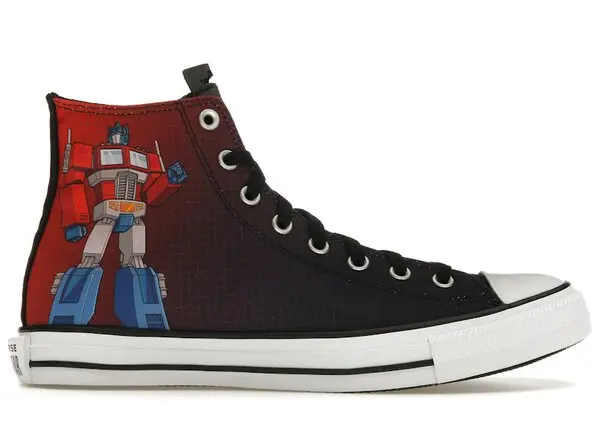 CONVERSE Chuck Taylor All Star Hi Transformers Autobots Sneakers - Black/fever Dream/white