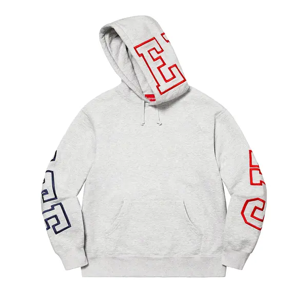 Supreme State Hooded Sweatshirt - Grey