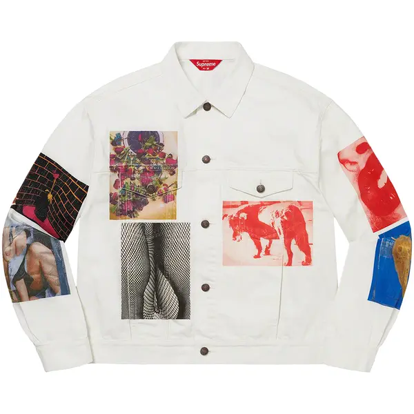 Supreme Daidō Moriyama Denim Trucker Jacket - White