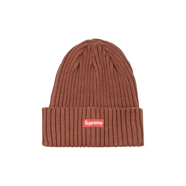 Supreme Overdyed Beanie - Brown