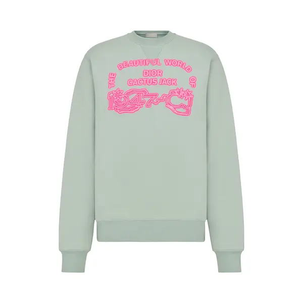 Dior X Cactus Jack Crewneck Sweatshirt - Green