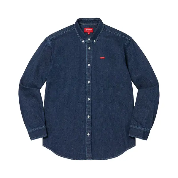 Supreme Small Box Shirt 'denim - Blue