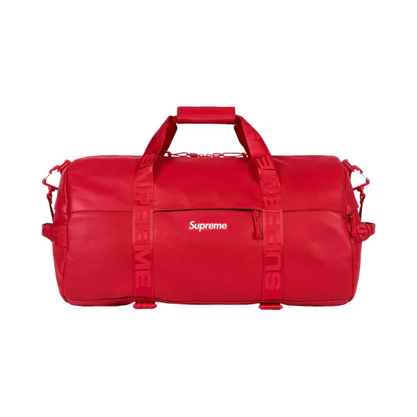 Supreme Leather Duffle Bag