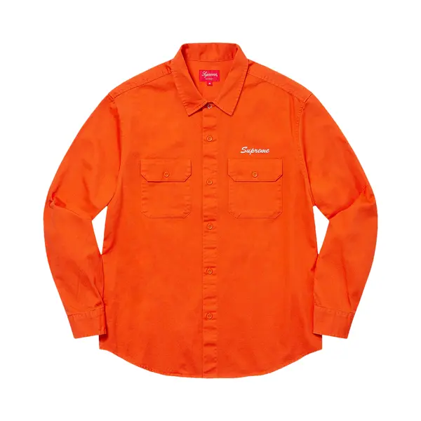Supreme Mary Work Shirt - Orange