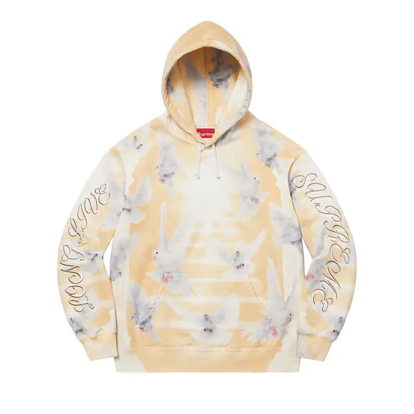 Supreme Doves Hooded Sweatshirt - Tan