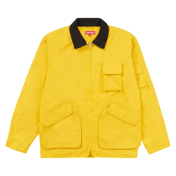 Supreme Cotton Utility Jacket - Yellow