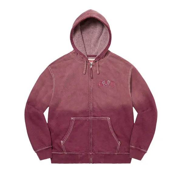 Supreme X True Religion Zip Up Hooded Sweatshirt
