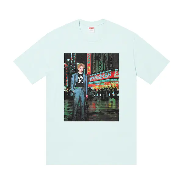 Supreme X Pil Live In Tokyo Tee 'pale - Blue