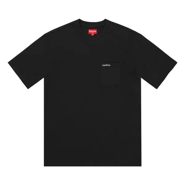 Supreme Short-sleeve Pocket Tee - Black