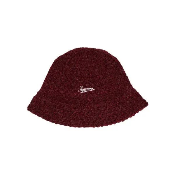 Supreme Mohair Crochet Crusher - Red
