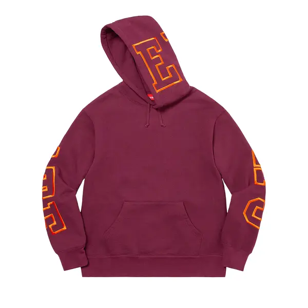 Supreme State Hooded Sweatshirt - Red