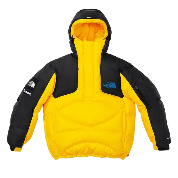 Supreme X The North Face 800-fill Half Zip Hooded Pullover - Yellow