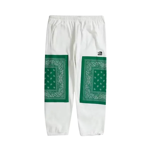 Supreme X The North Face Bandana Sweatpant - White