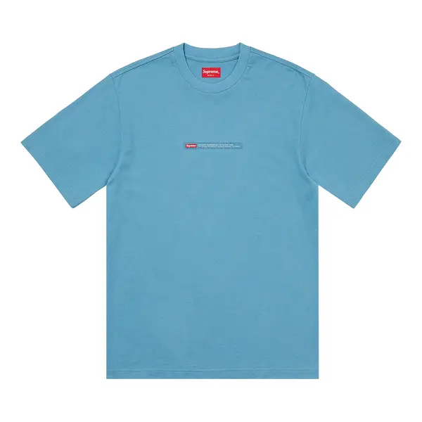 Supreme Property Label Short-sleeve Top - Blue