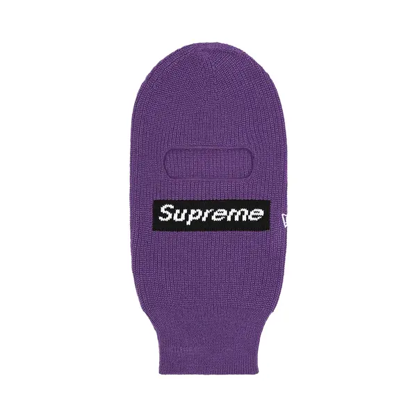 Supreme X New Era Box Logo Balaclava - Purple