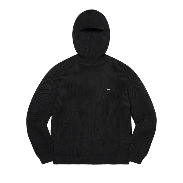 Supreme Small Box Balaclava Turtleneck Sweater - Black | Editorialist