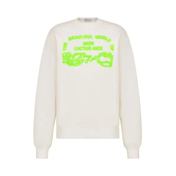 Dior X Cactus Jack Crewneck Sweatshirt - White