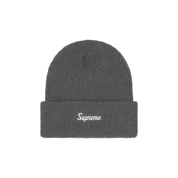 Supreme Loose Gauge Beanie - Grey