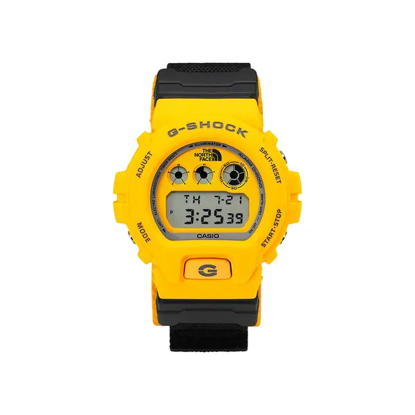 Supreme X The North Face X G-shock Digital Watch - Yellow