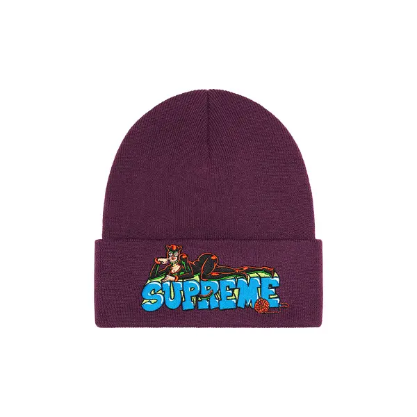 Supreme Catwoman Beanie - Purple