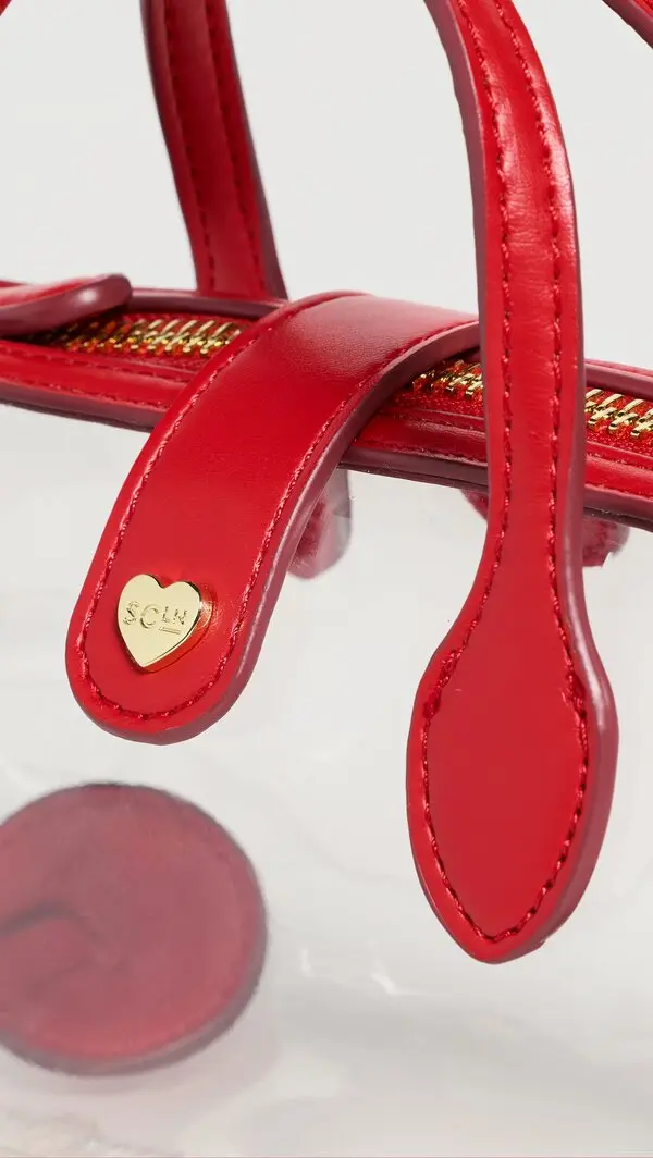 Stoney Clover Lane Pouchette Crossbody Bag - Red