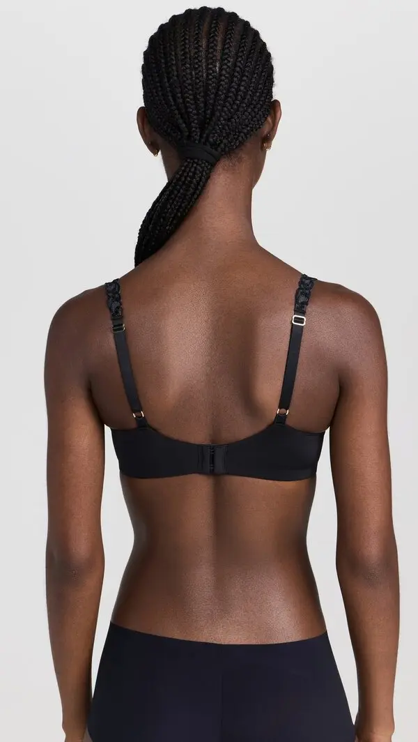 Natori Pure Luxe Push-up Underwire Bra - Black Combo