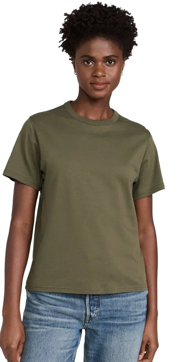 Sold Out NYC Perfect Jersey Tee - Olive