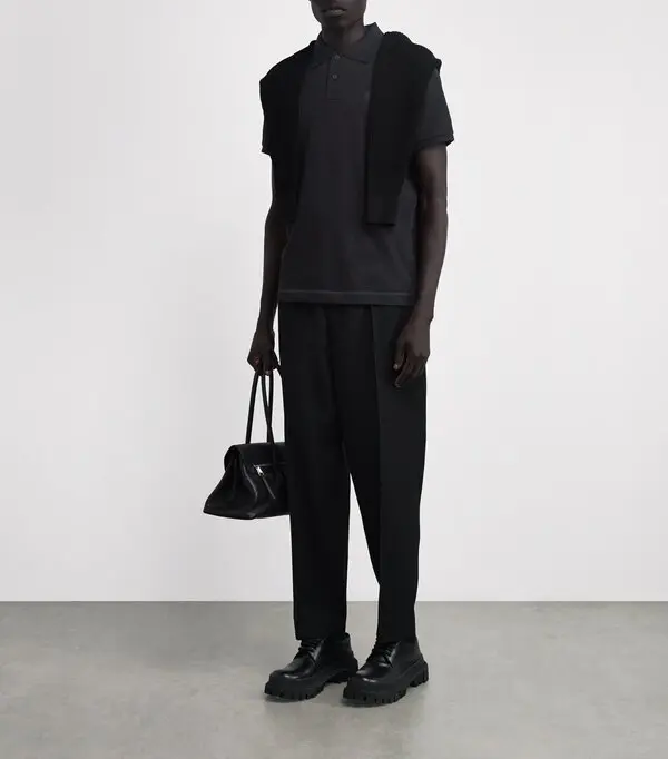 Moncler Cotton Logo Polo Shirt