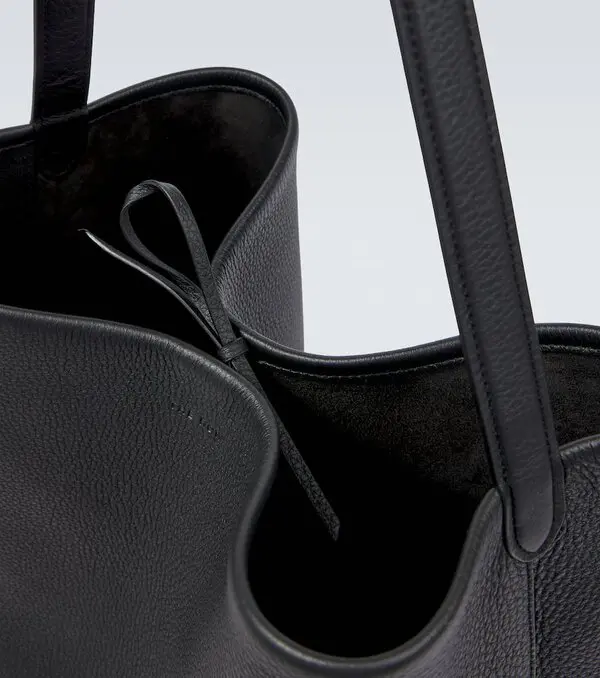 THE ROW N/s Park Large Leather Tote Bag