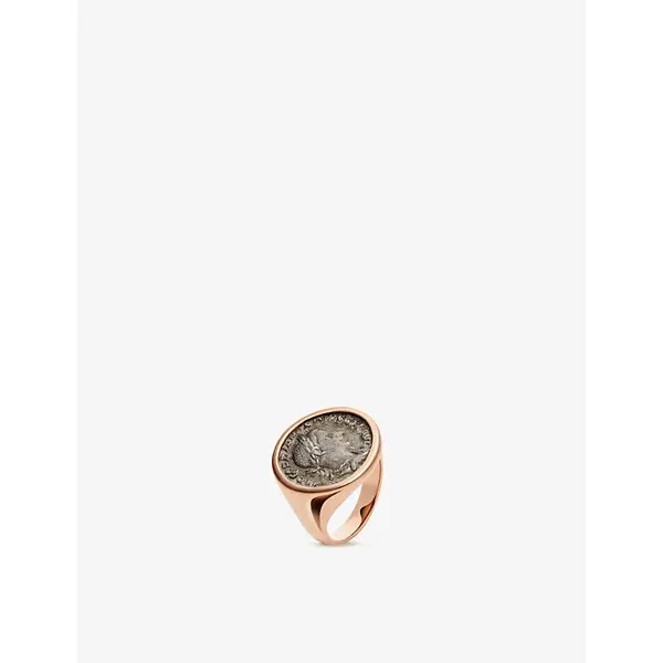BVLGARI Monete 18ct Rose-gold And Antique-coin Ring - Rose Gold