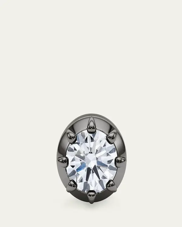 HAUTECARAT 18k Gold Diamond Stud Earrings