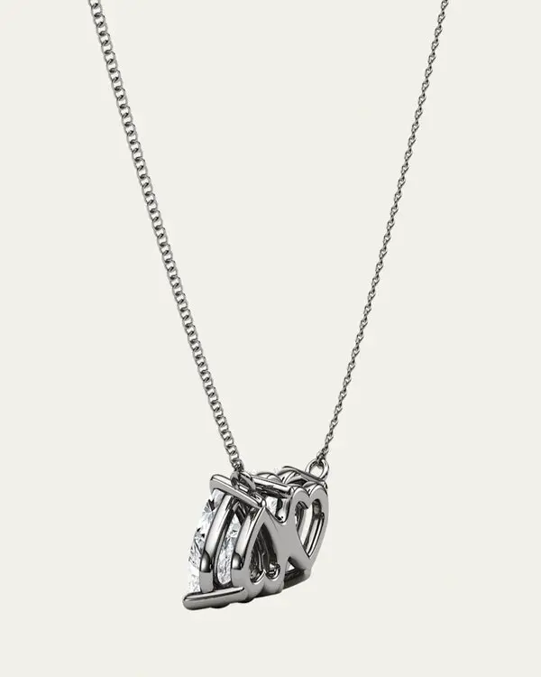 HAUTECARAT 18k Gold Heart Shape Lab Grown Diamond Necklace