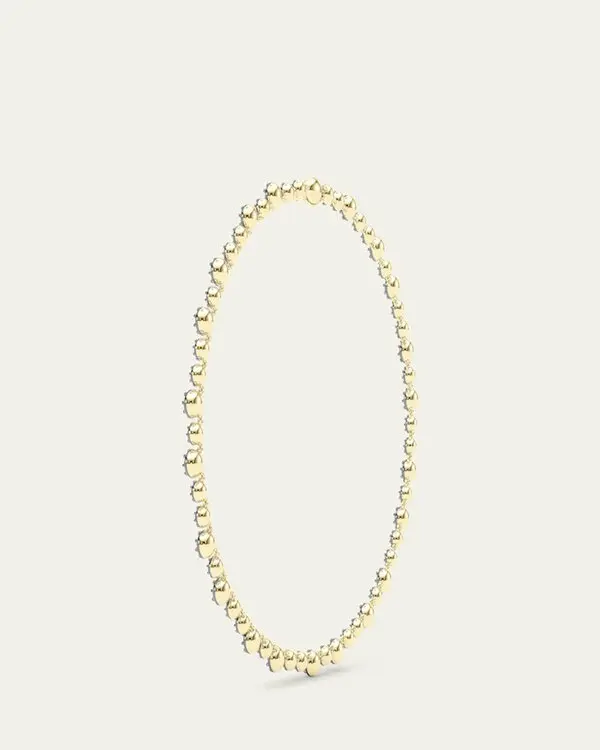 HAUTECARAT 18k Gold Georgian Cut Lab Grown Diamond Necklace