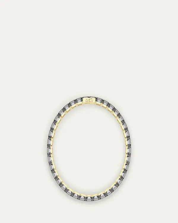 HAUTECARAT 18k Gold Lab Grown Diamond Tennis Bracelet