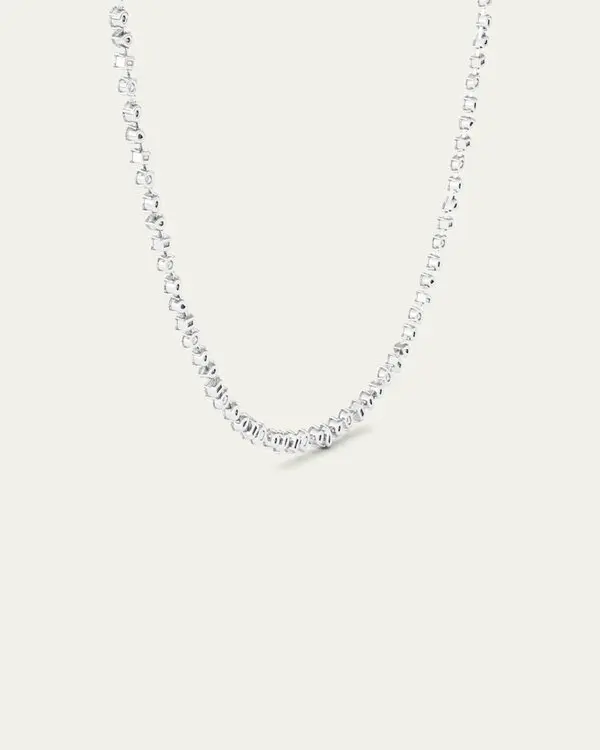 HAUTECARAT 18k Mixed Shape Lab Grown Diamond Necklace