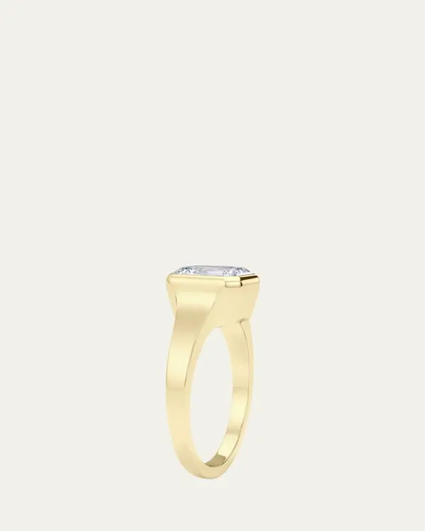 HAUTECARAT 18k 3.0tcw Lab Grown Diamond Ring - Gold
