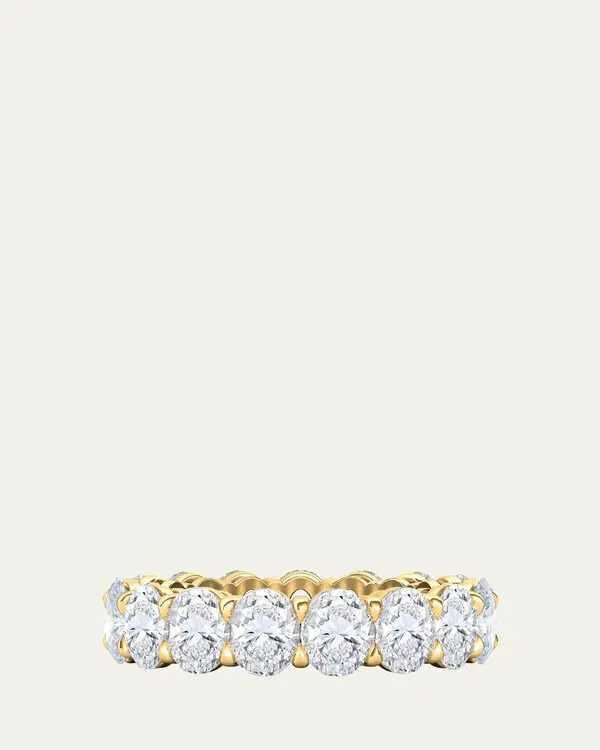 HAUTECARAT 18k Tcw Lab Grown Diamond Eternity Band - Gold