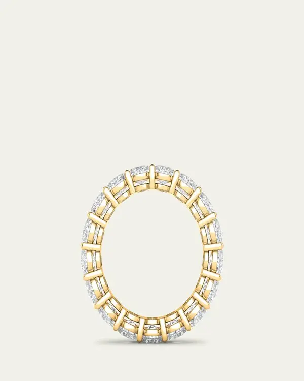 HAUTECARAT 18k Tcw Lab Grown Diamond Eternity Band - Gold