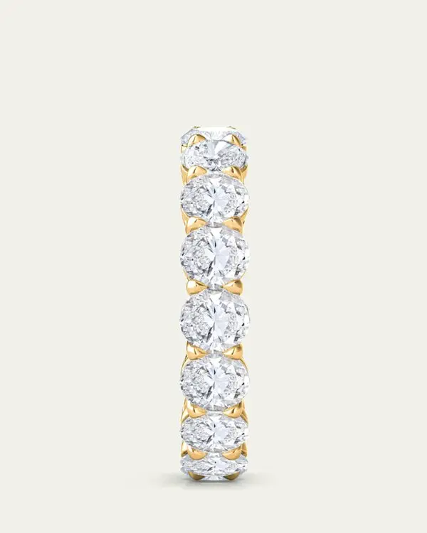 HAUTECARAT 18k Tcw Lab Grown Diamond Eternity Band - Gold