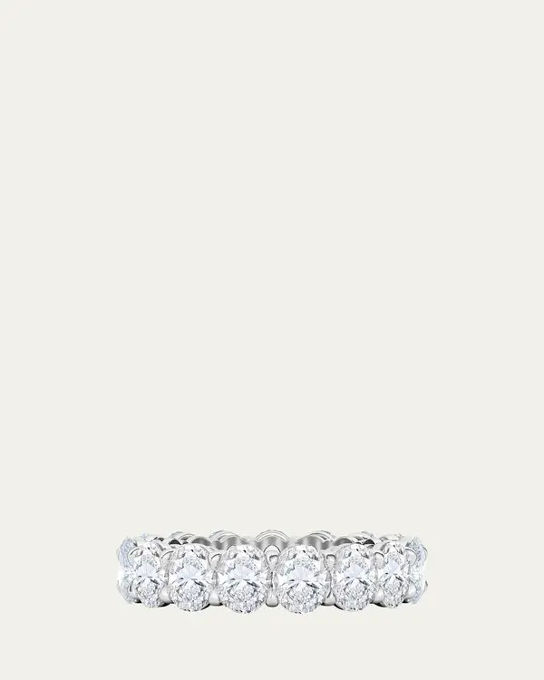 HAUTECARAT 18k Tcw Lab Grown Diamond Eternity Band - White Gold