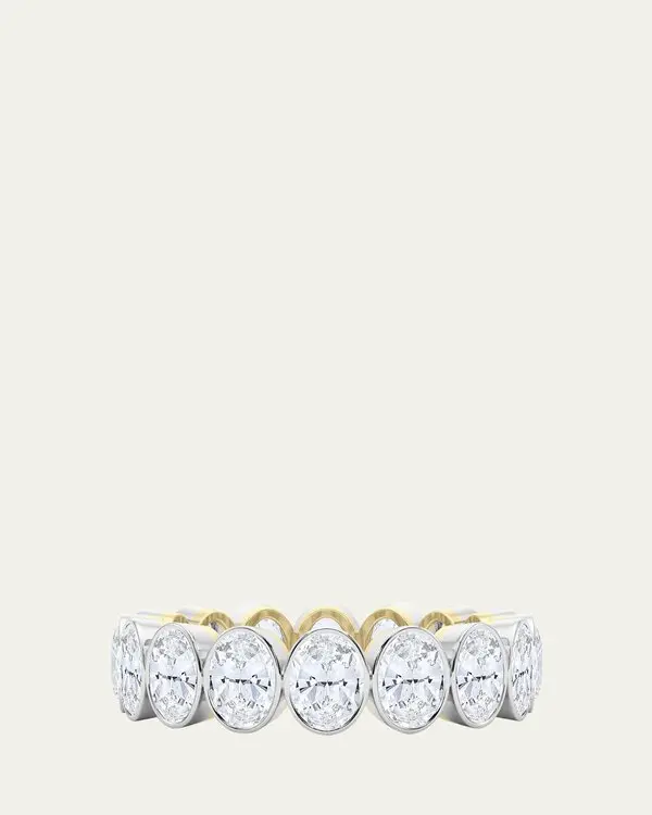 HAUTECARAT 18k Gold Tcw Lab Grown Diamond Eternity Band - White/yellow Gold