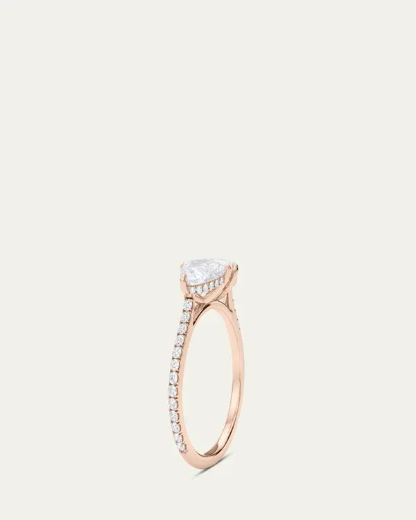 HAUTECARAT 18k Heart Lab Grown Diamond Ring