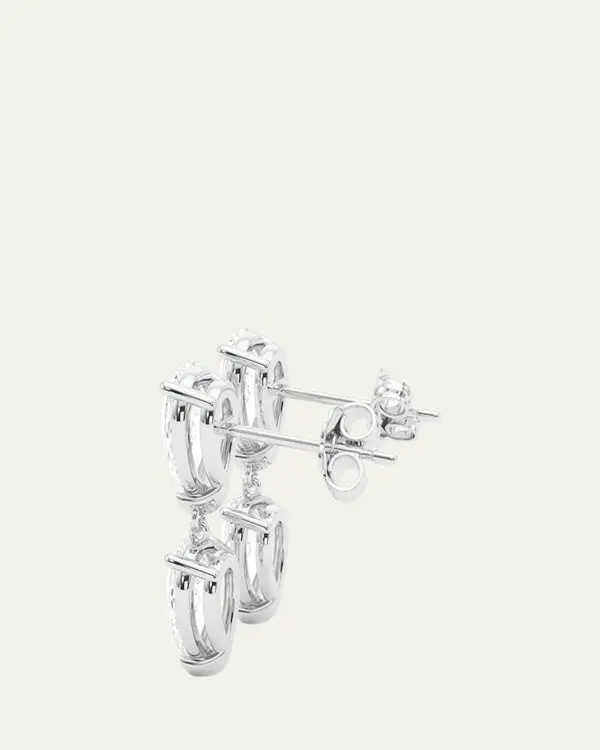 HAUTECARAT 18k Pear Lab Grown Diamond Earrings