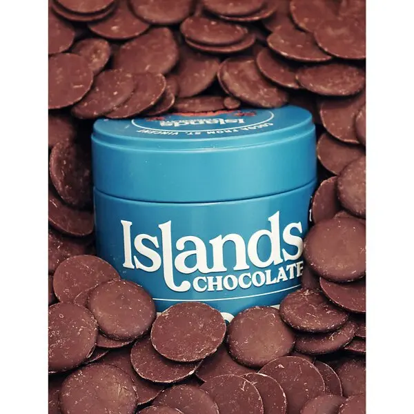 ISLANDS CHOCOLATE 75% Dark Chocolate Buttons 200g