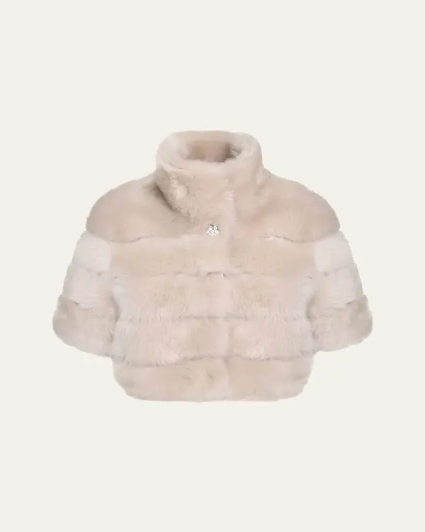 Gorski Reversible Merinillo Shearling Bolero